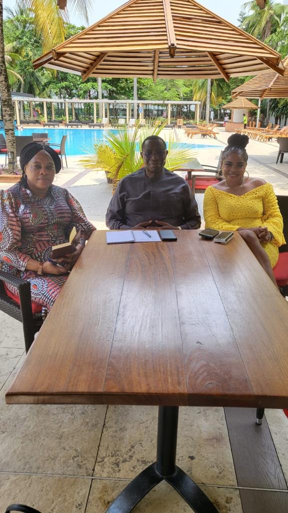 H. E. Dr Benson Bana met with Ms. Mercy Alexander of D’ Gallery TV on ...